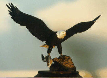 Eagle Carving – C h a r a c t e r – i n – W o o d